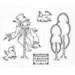 Scarecrow Embroidery Patterns | French Knots