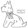 Saucy Scottie Dog Embroidery Patterns | French Knots